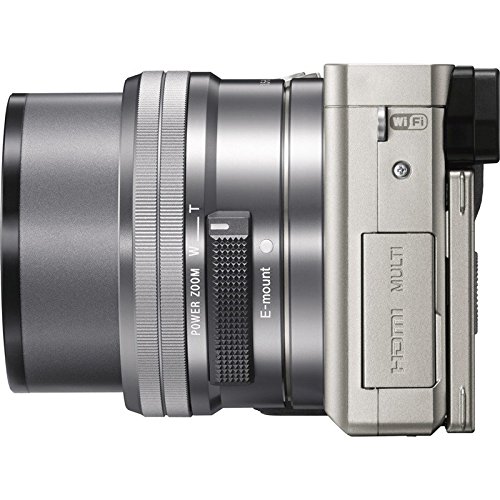Sony Alpha a6000 24.3MP Digital Camera with 16-50mm Power Zoom and 55-210mm Lenses (Silver)