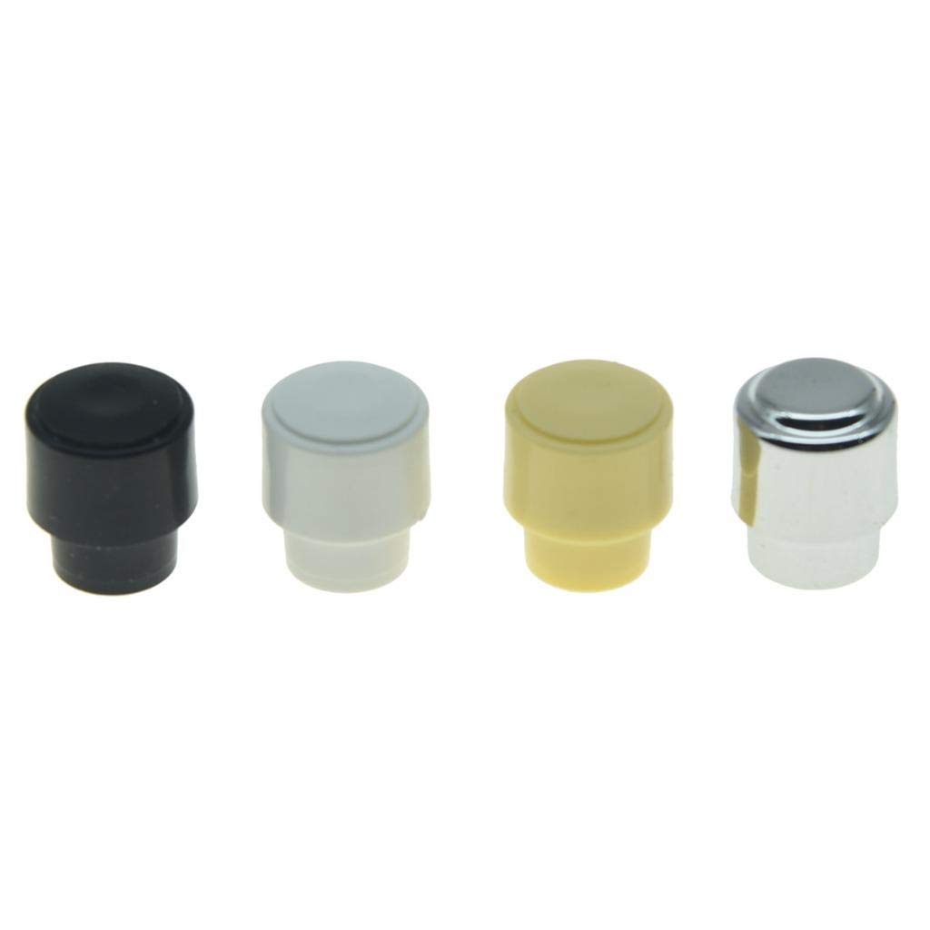 Dopro 2pcs Plastic Guitar Barrel Switch Tip 3 Way Pickup Selector Switch Knob for U.S./Import Tele Telecaster Chrome