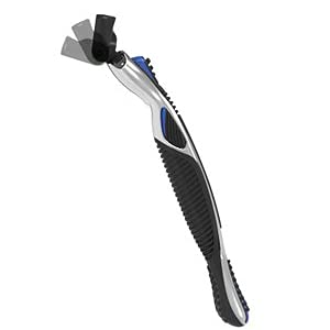 SWIPE Premium Men's 4-Blade Razor Kit (Flex Head Handle +12 Refills)
