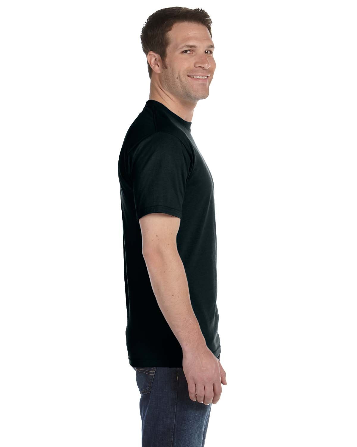 Hanes mens 6.1 oz. Beefy-T(5180)-BLACK-3XL-4PK