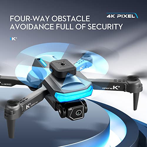 FIRE BULL Drone with Camera for Adults Kids, XT5 1080P FPV Live Video, Foldable WIFI RC Quadcopter with Dual camera switch, VR 3D Experience with 2 Batteriesm for 24 Min Flight, 3 Speeds, Toys Gifts for Boys Girls