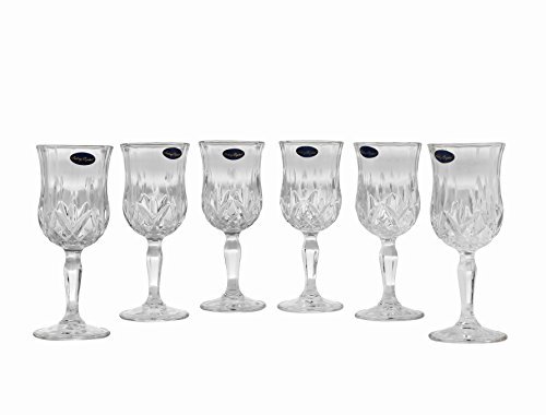 Amlong Crystal Lead-Free Cordial Glasses - 5 oz, Set of 6