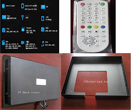 GOWE Promotion 26 inch bathroom TV waterproof TV which supports ATSC and DVB-T, Panel Color : Black