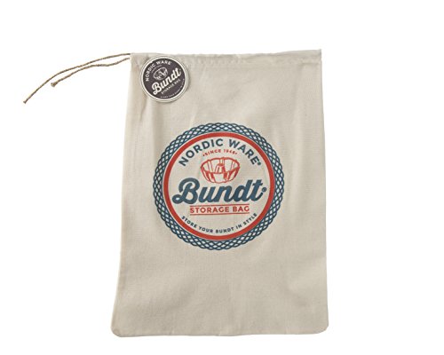 Nordic Ware Muslin Bundt Storage Tote, Medium, Tan