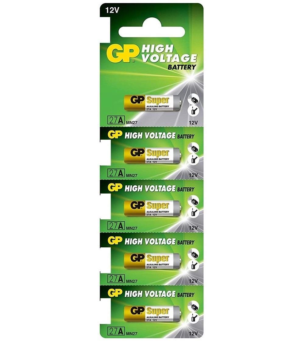 GP 27A Alkaline Battery 12V (Pack of 2)