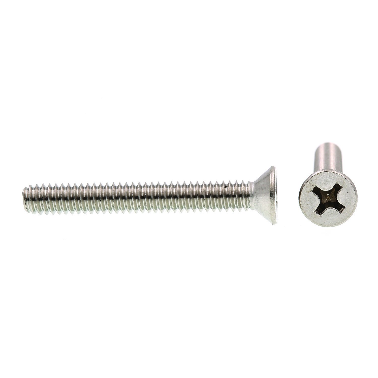 Prime-Line 9002013 Machine Screws, Flat Head, Phillips Drive, 1/4 In.-20 X 2 in (50 Pack)