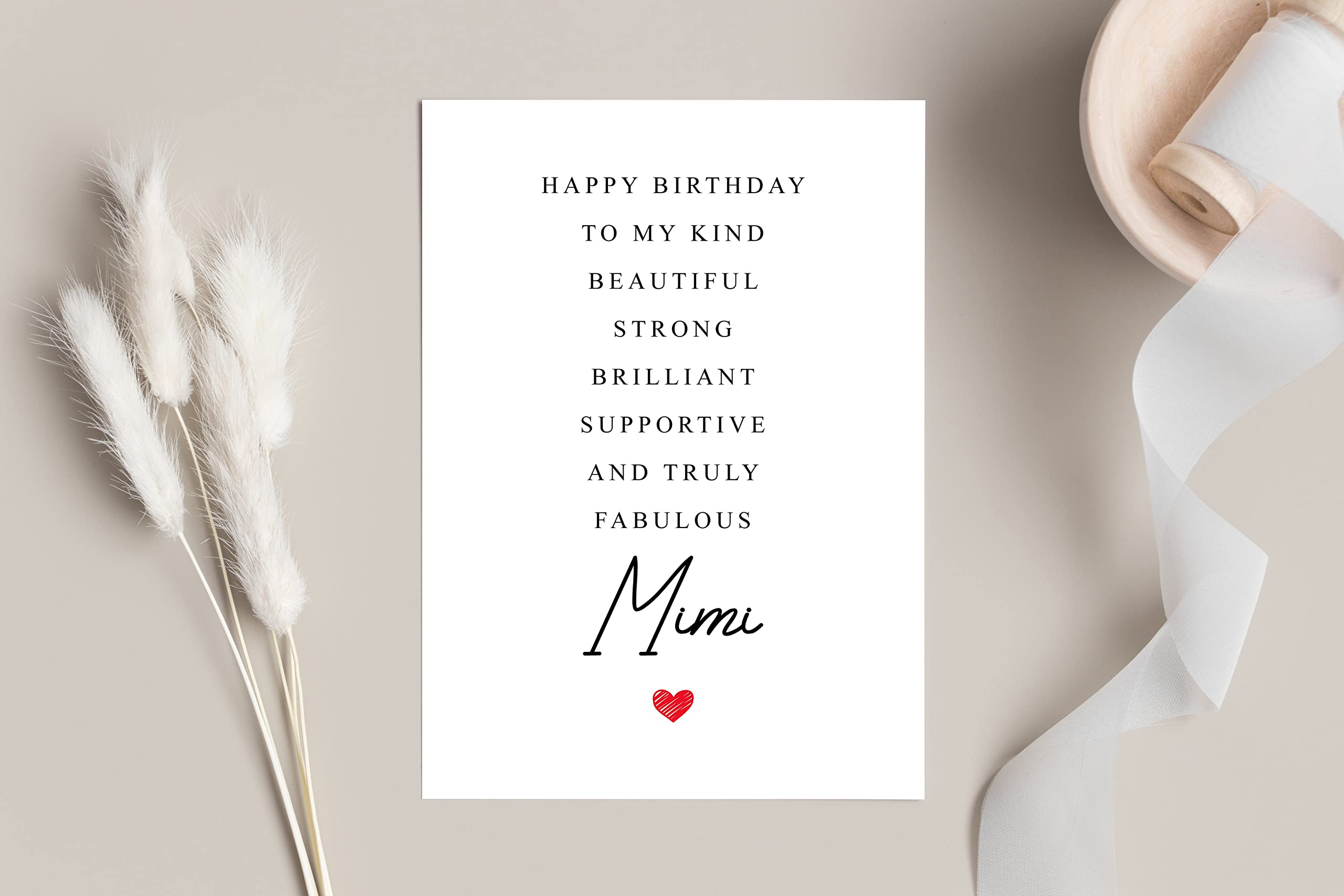 Mimi Birthday Card Poem - Amazing Mimi Gift - Birthday Card Mimi - Special Mimi Birthday Card - Birthday Card For Mimi