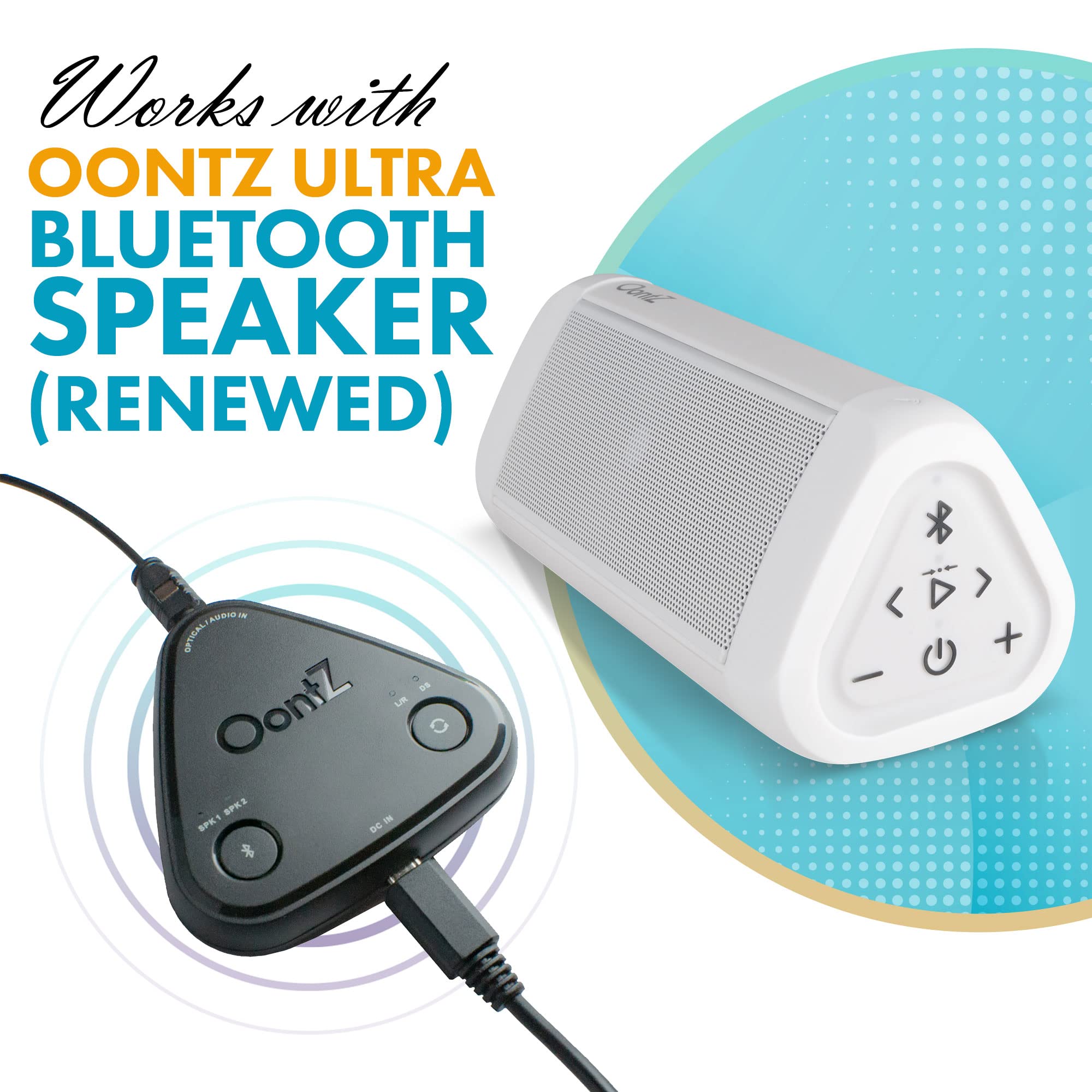 OontZ Bluetooth Adapter for 3 ULTRA 3rd Gen Bluetooth Speakers