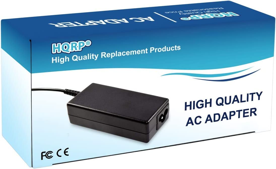 HQRP AC Adapter Compatible with Vizio PA-1051-11 E190MV E220MV M220MV M190MV VM190XVT VM230XVT TV Television Power Supply Cord Adaptor + Euro Plug Adapter