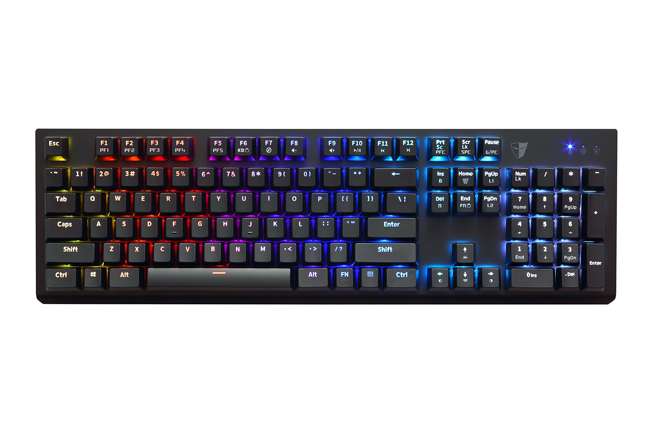 Gram SE Spectrum G11UXL Blue Optical Switch Single Individual Per Key Full Color RGB LED Backlit Illuminated Mechanical Black Gaming Spill Resistant Keyboard TS-G11UXL B (BL)
