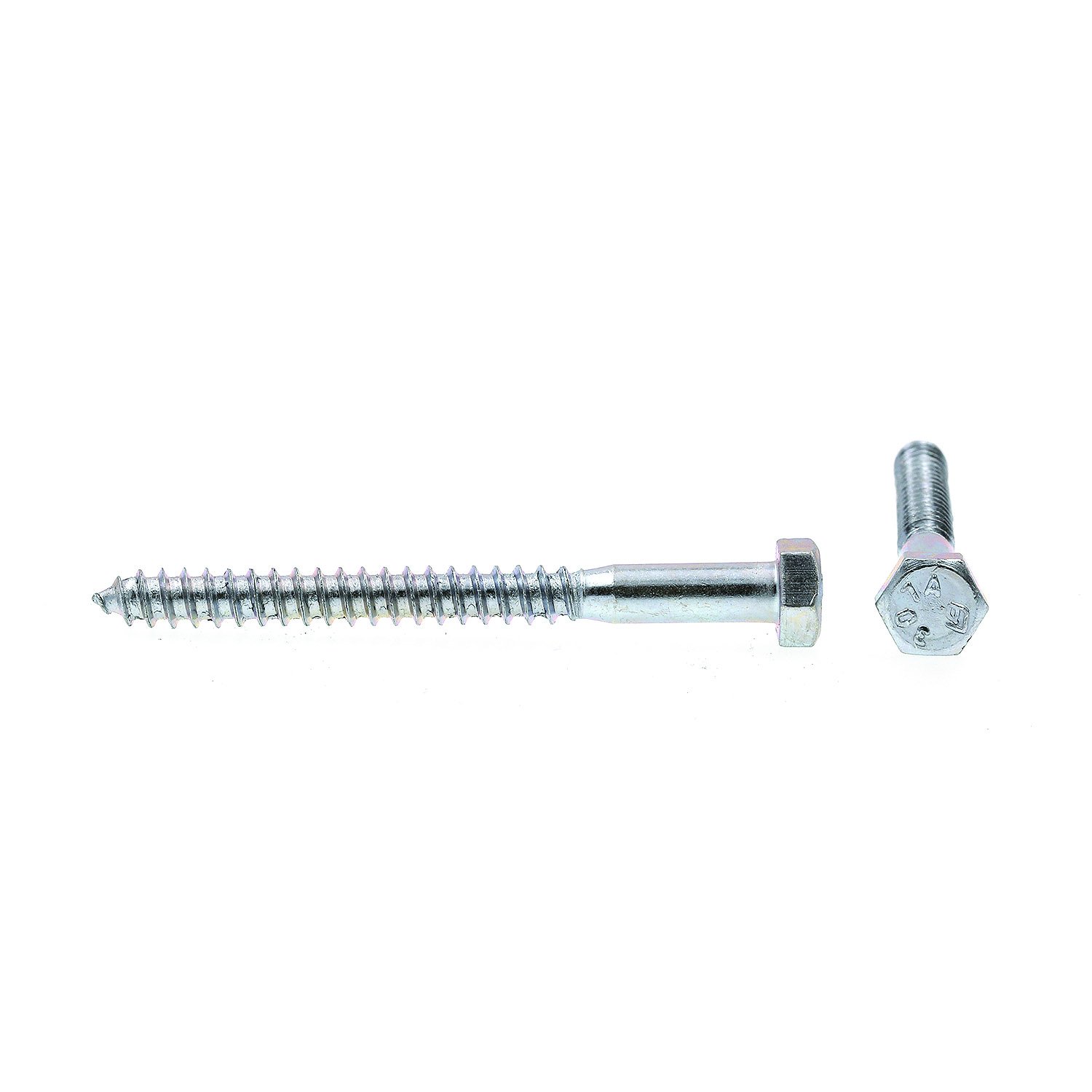 Prime-Line 9055762 Hex Lag Screws, 5/16 In. X 3-1/2 In., A307 Grade A Zinc Plated Steel (50 Pack)