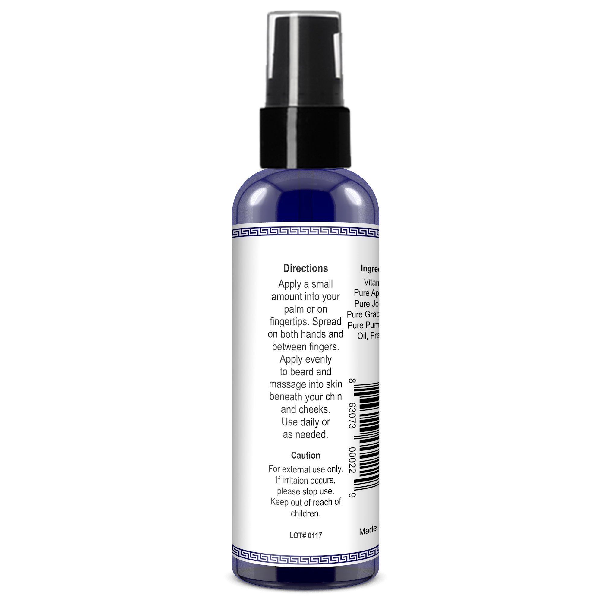 Spartans Den Premium Beard Oil | Vitamin E & Jojoba Oil Enriched | 2oz Classic Scent