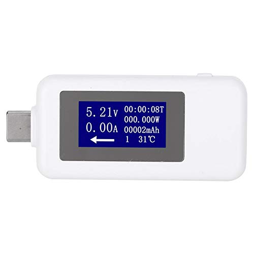 Tester, USB Tests, Accruacy-Built Easy To Use for Usb Type-C Usb Home Use Computer(white)