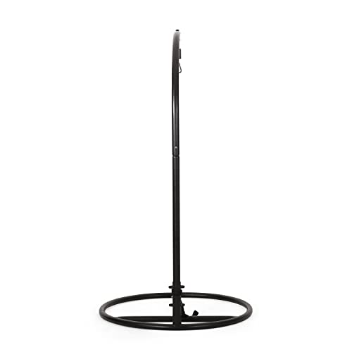 Christopher Knight Home 317946 Briggs Hanging Chair Stand, Black