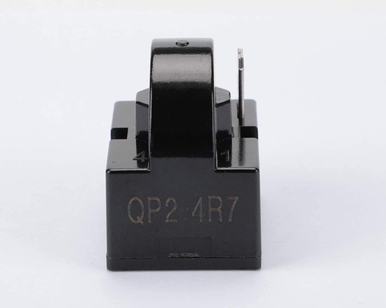 QP2-4R7 1Pin Refrigerator PTC Starter Relay and 6750C-0005P Refrigerator Overload Protector for LG Refrigerator Compressor,2 Pieces in Total
