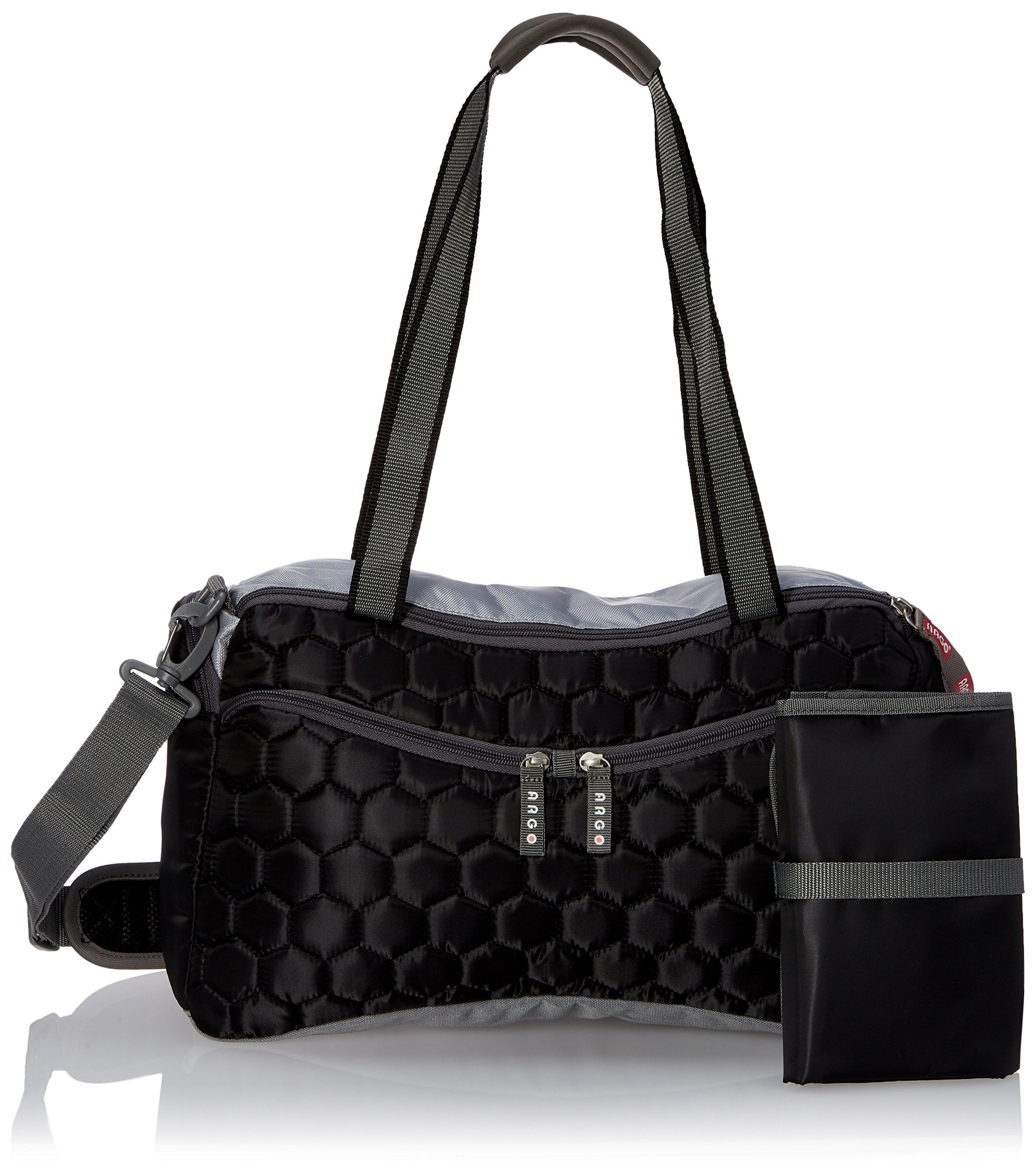 teafco Ultra-Lightweight Multi-Functional Diaper Bag, Black, Medium