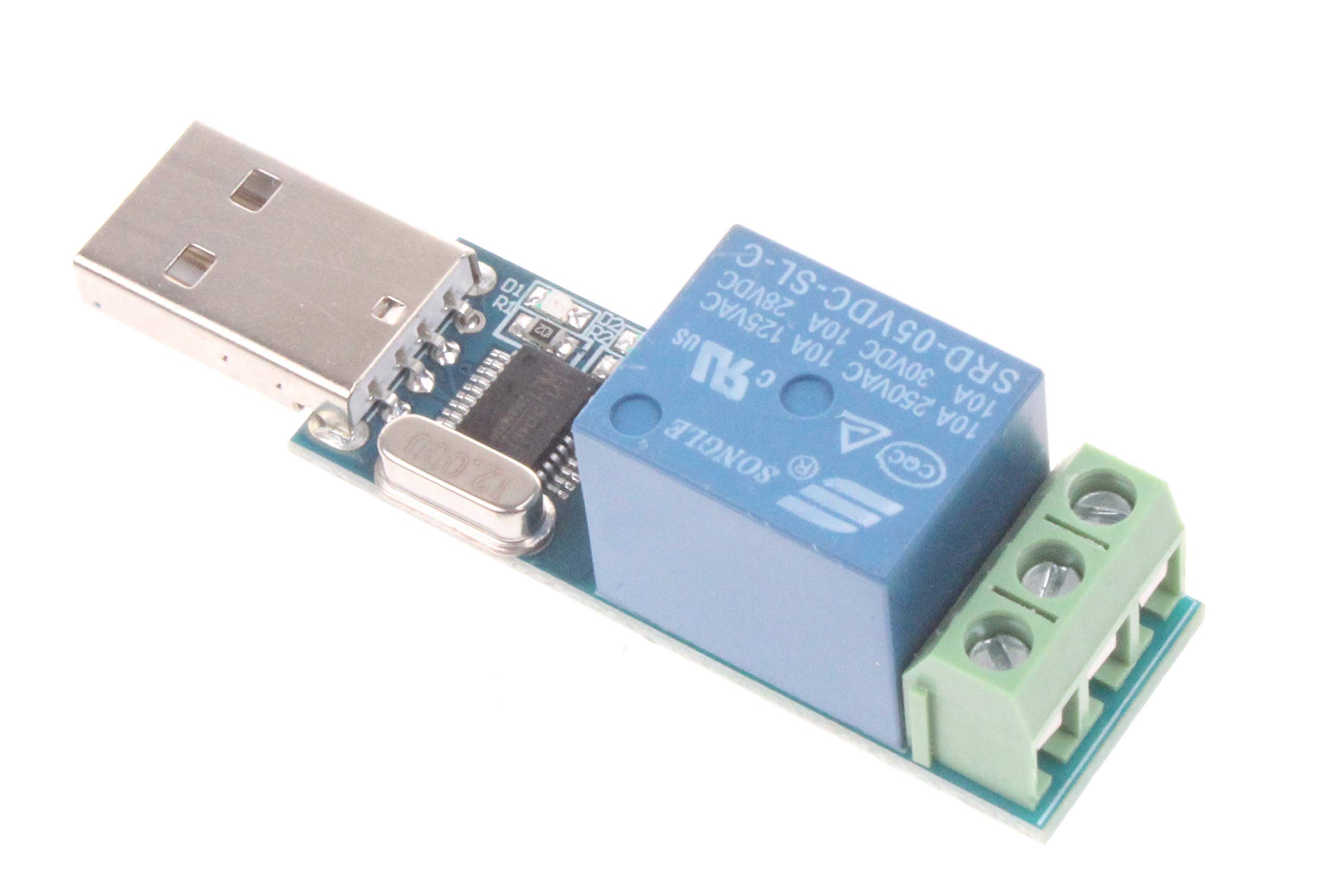 NOYITO 1-Channel USB Relay Module USB Intelligent Control Switch USB Switch (1-Channel USB)