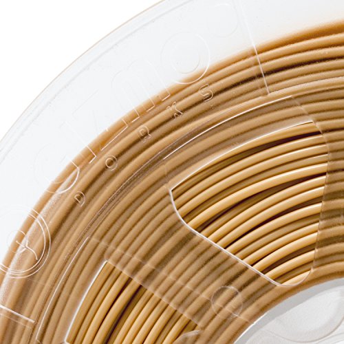 Gizmo Dorks 1.75 mm PLA Filament, 1 kg for 3D Printers, Natural Beige