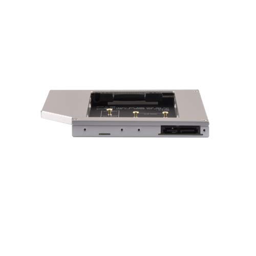 SATA 2nd HDD SSD Hard Drive 12.7 mm Universal Caddy for mSATA or M.2 SSD