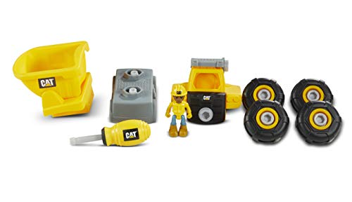 Cat Construction Build Your Own Junior Crew Dump Truck Building Toy