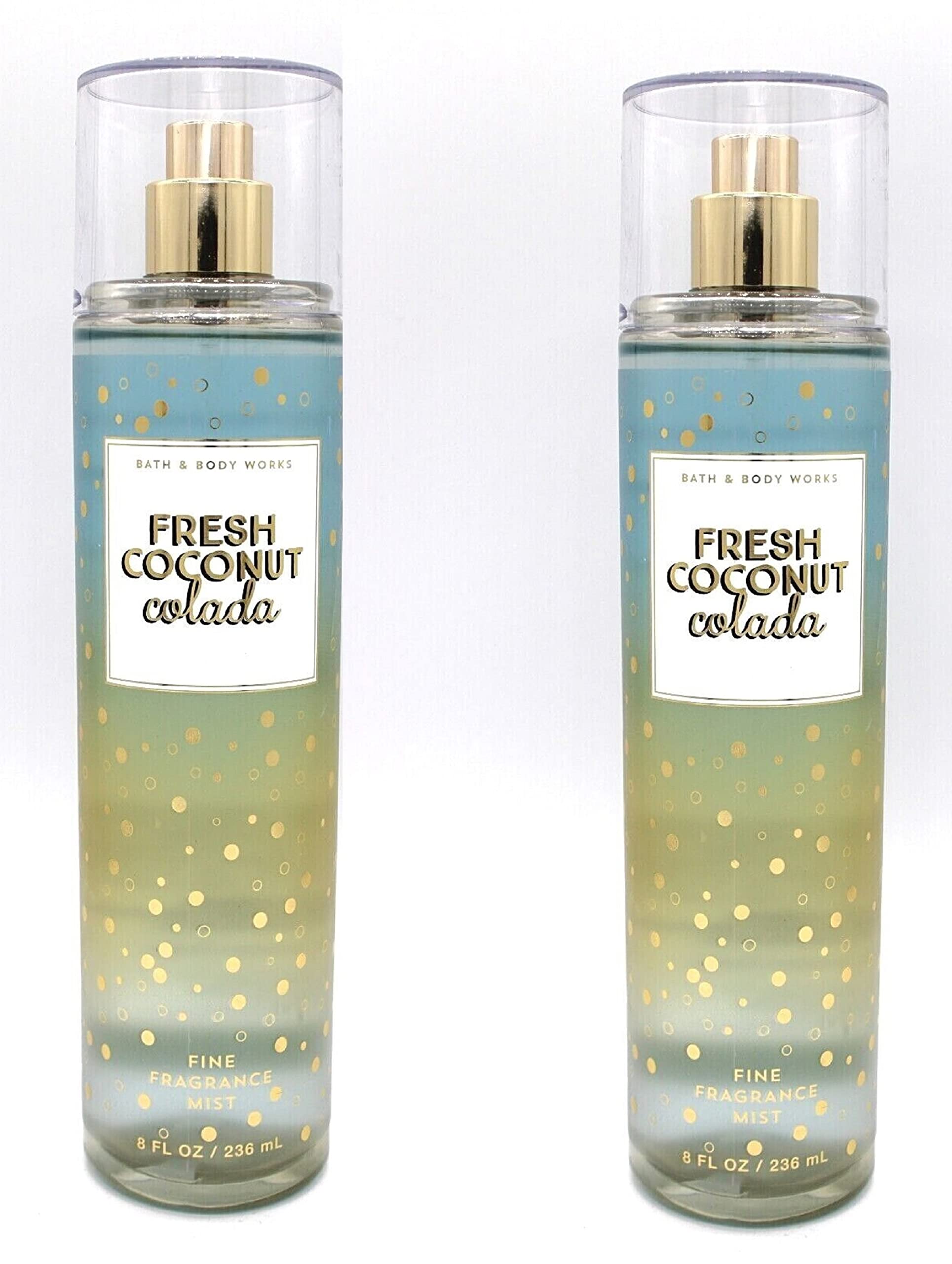 Bath & Body Works Winter Peach Marshmallow Fine Fragrance Body Mist - Value Pack Lot of 2 (Winter Peach Marshmallow)