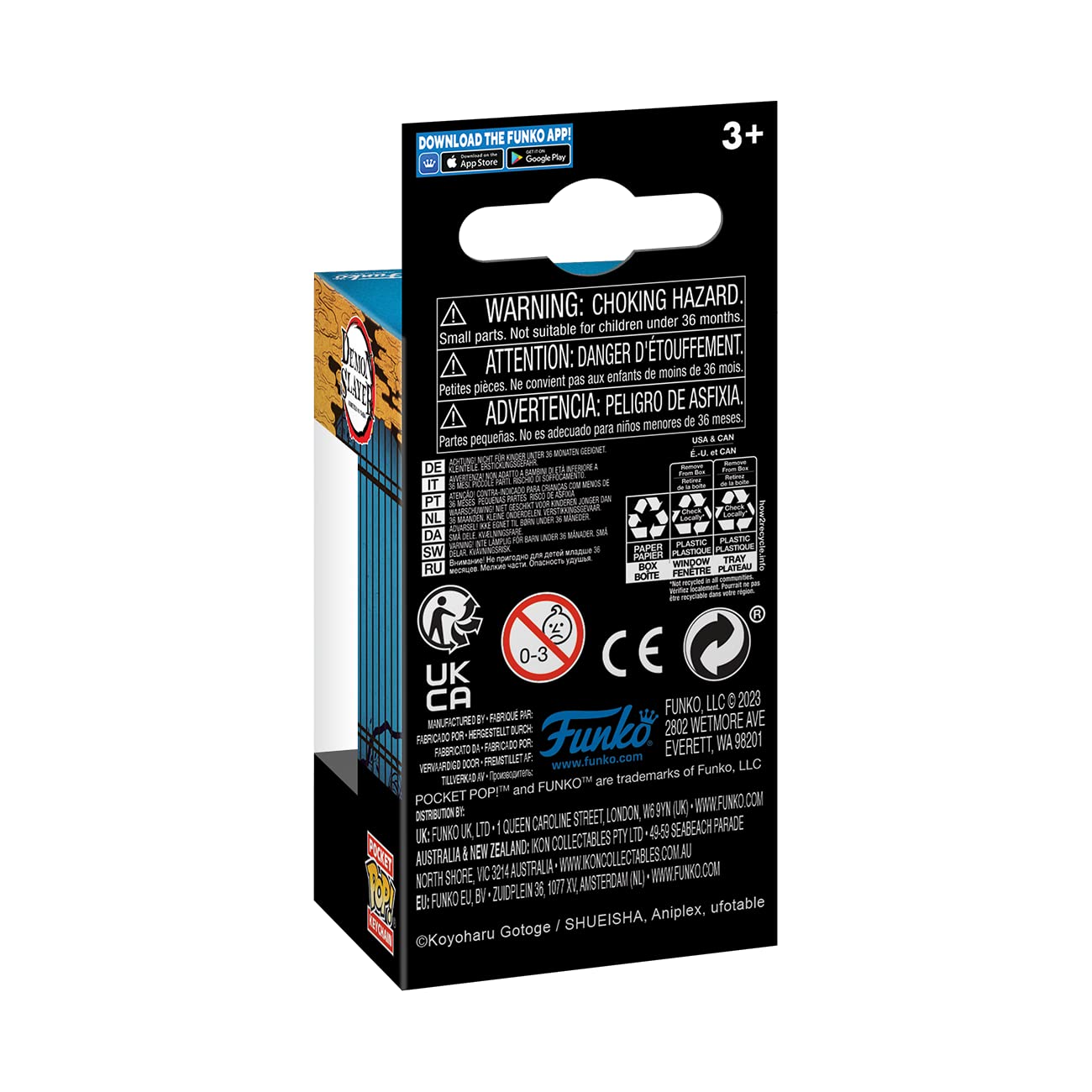 Funko POP! Keychain: Demon Slayer - Nezuko Novelty Keyring - Collectable Mini Figure - Stocking Filler - Gift Idea - Official Merchandise - Anime Fans - Backpack Decor