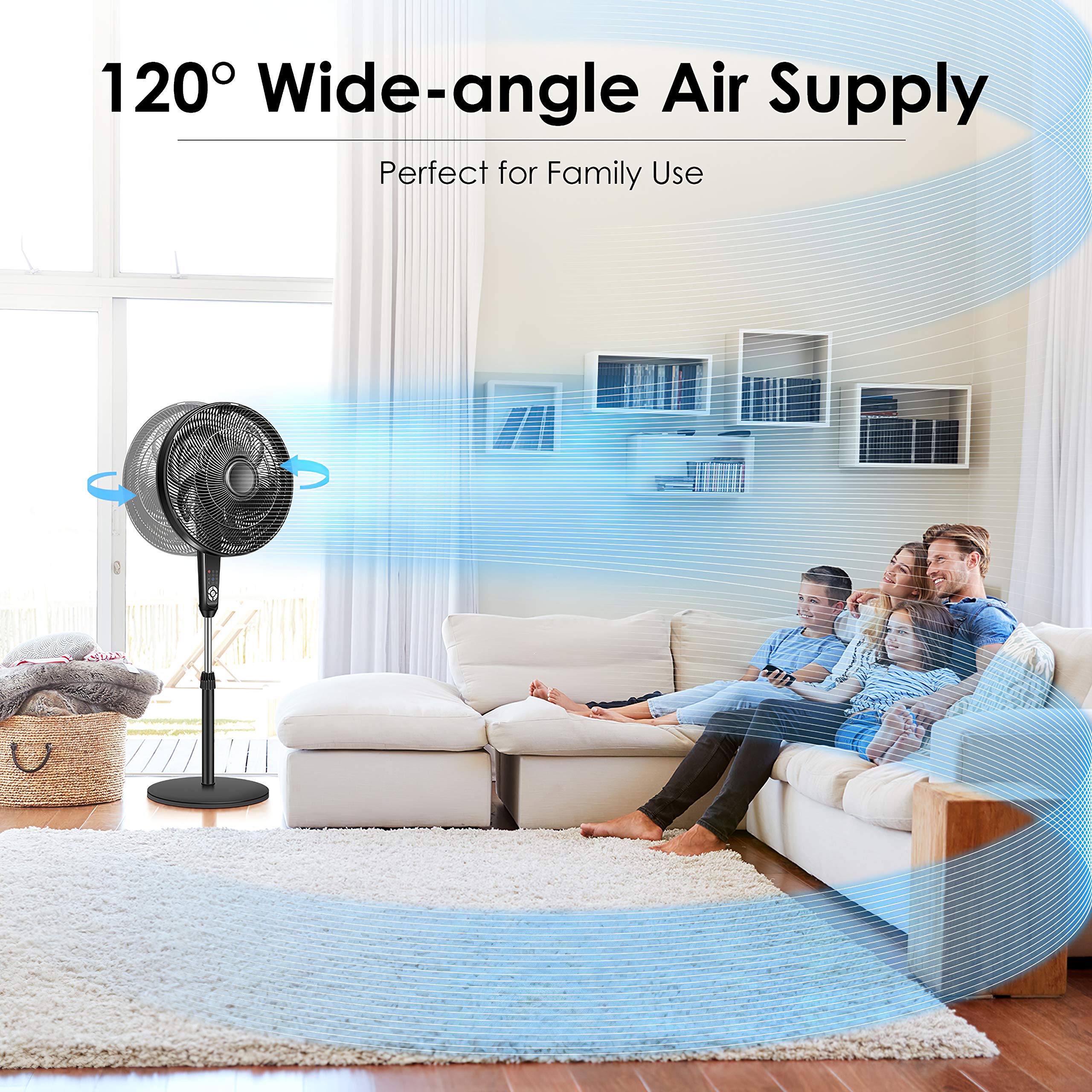 Garifon 16lbs Bean Bag Filler, Bean Bag Filling Bean Bag, Pedestal Fan