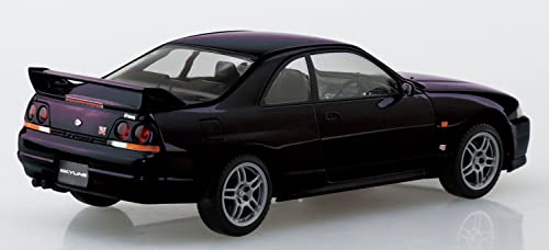 Aoshima Bunka Kyozai 1/32 The Snap Kit Series Nissan R33 Skyline GT-R Midnight Purple Color Coded Plastic Model 15-A