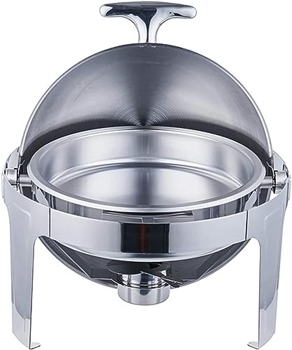 Chafing Dishes Chafing Dish Buffet Set, Food Warmers Server Warming Tray Round Rectangular Chafers, Stainless Steel Square Chafer, Round Food Warmer Chafing For Catering Warmer Chafer Set, Energy Effi