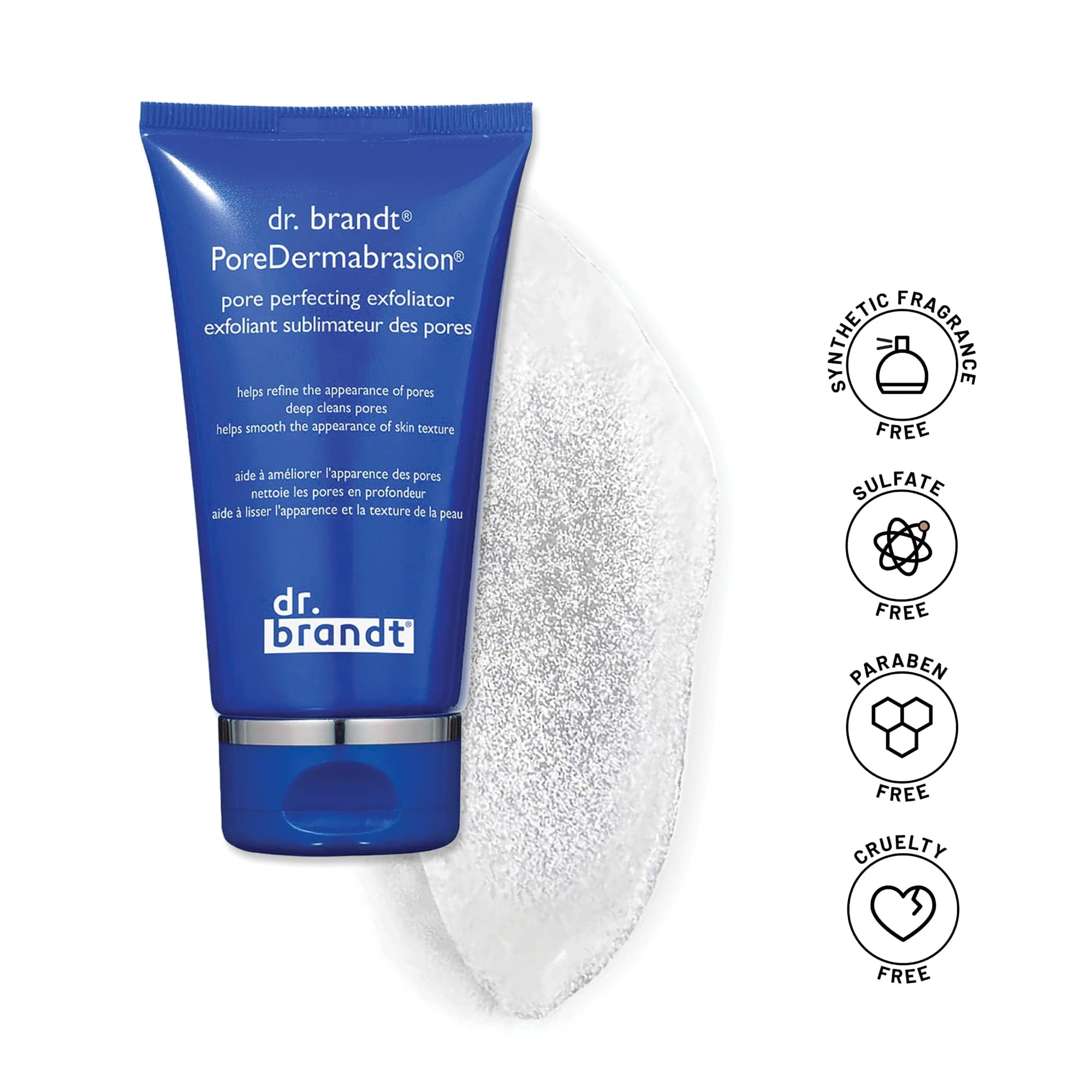 Dr. Brandt PoreDermabrasion. Pore Perfecting Exfoliator that Refines the Appearance of Pores, Deep Cleans and Improves Skin Texture , 2 oz.