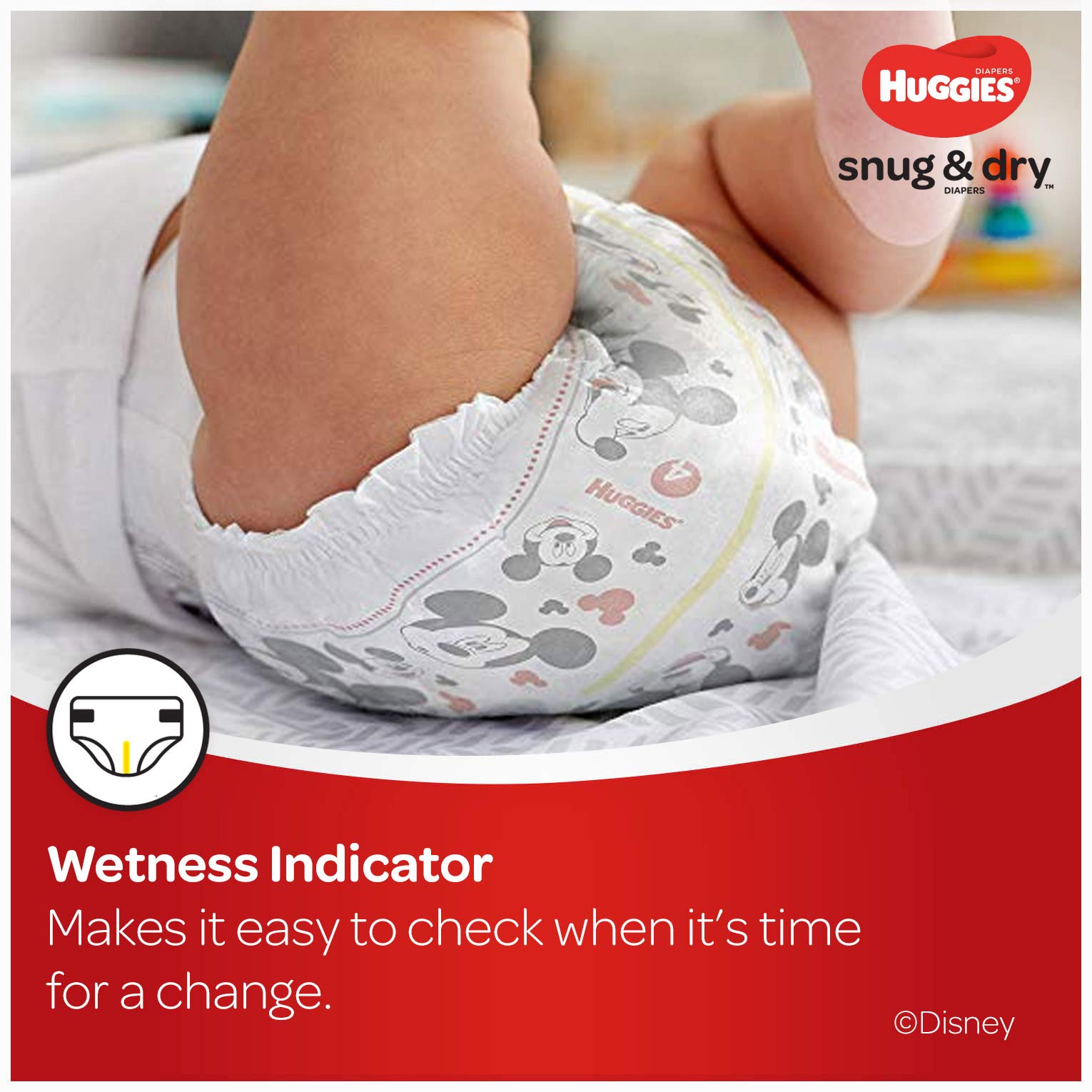 Huggies Snug & Dry Baby Diapers, Size 3, 34 Ct