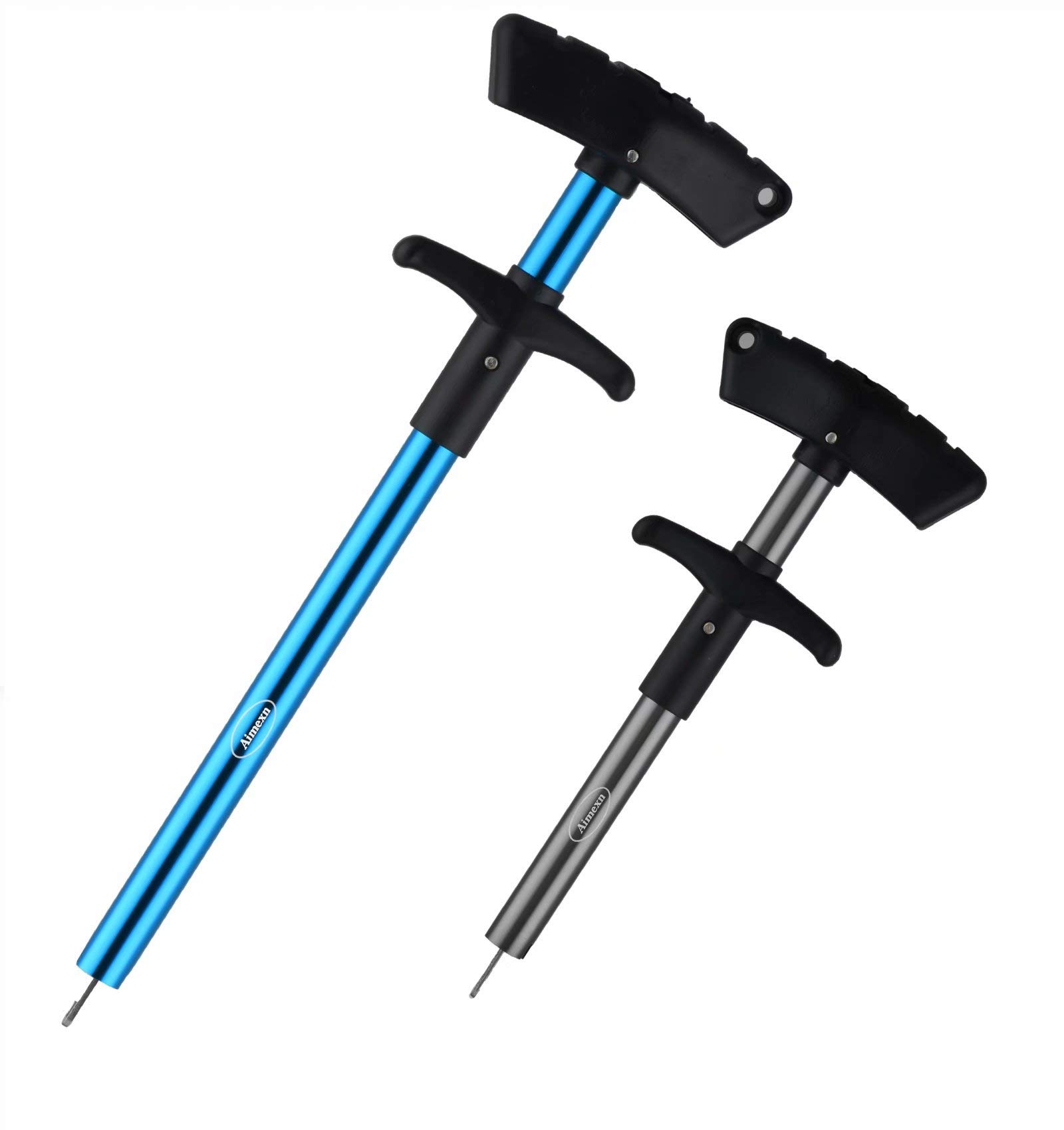 Aimexn 2Pcs Easy Fish Hook Remover,T-Shaped Hook Puller Squeeze-Out Fish Hook Separator Tools,Pro Fishing Hooks Extractor, Fast Decoupling, No Injury