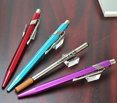 Caran d'Ache 849 Popline Metal x Red Ballpoint Pen with Metal Case (849.780)