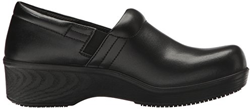 Dr. Scholl's Shoes Women's Dynamo Work Shoe, Black Leather 7.5