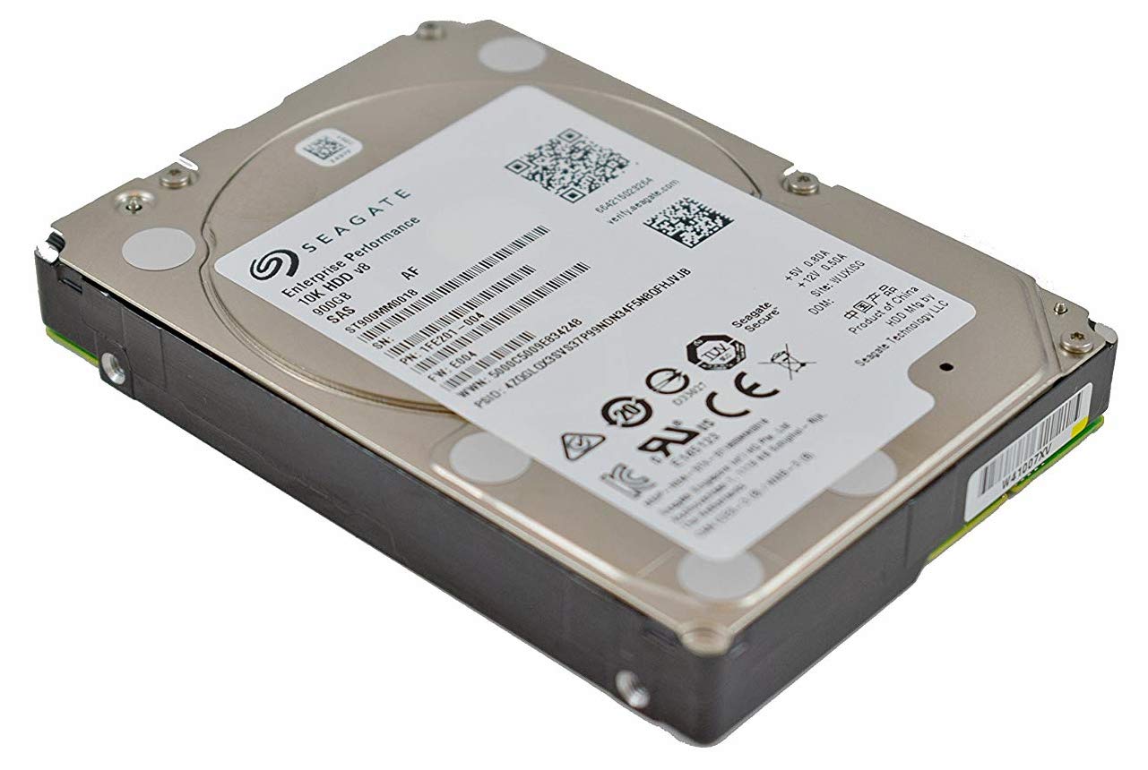 Seagate Enterprise Performance 10K | ST900MM0018 | 900GB 10K RPM SAS 12Gb/s 128MB Cache | 2.5" SFF | 512e | Enterprise Hard Disk Drive (HDD)