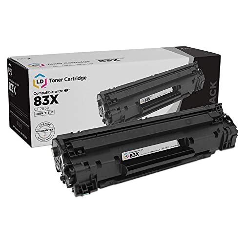 LD Products Compatible Toner Cartridge Replacement for HP 83X CF283X High Yield (Black) Compatible with HP Laserjet Pro M225dw M201dw, MFP M225dn, M201dw, MFP M225dn, MFP M225dw, MFP M225nw