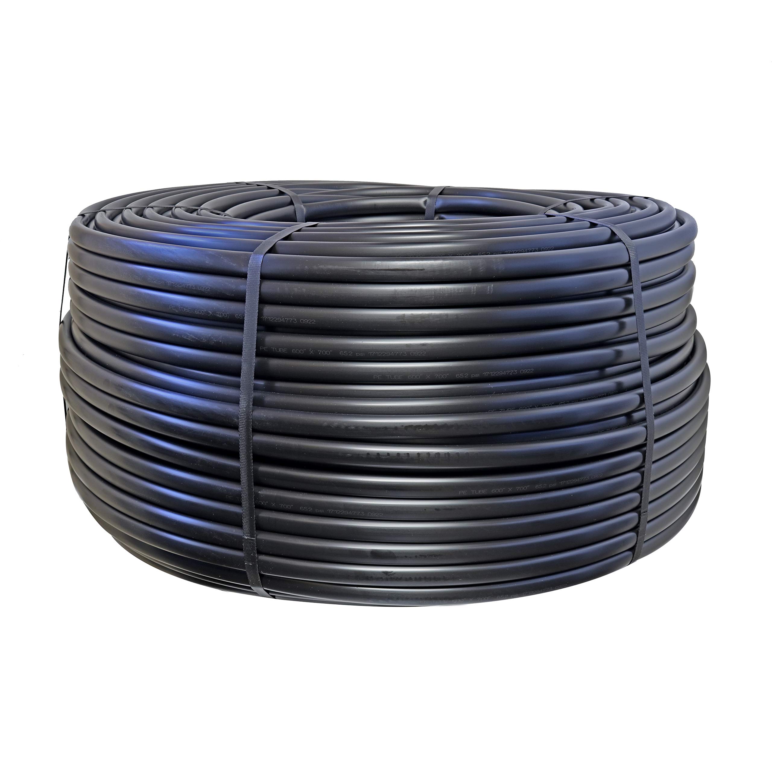 Drip Depot Polyethylene Tubing - Size : 1/2" (0.600" ID x 0.700" OD) - Length : 1,000'
