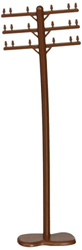 Bachmann Trains - Scenery Accessories - TELEPHONE POLES (12 pcs.) - N Scale