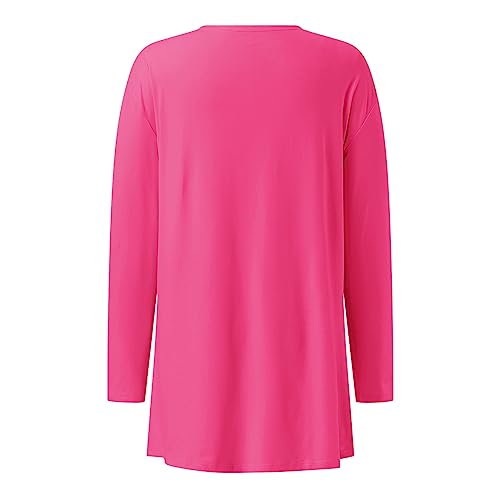 Cardigan for Women Lightweight Plus Size Lightweight Cardigan for Women Dressy Open Front Lightweight Cardigan Long Sleeve Loose Button Down Fall Clothes Watermelon Red