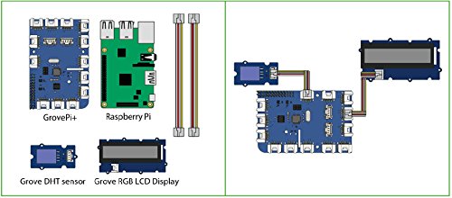 Seeed Studio GrovePi+ Starter Kit for Raspberry Pi A+,B,B+&2,3,4 with CE Certified.