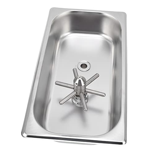 Glass Cup Washer, Rustproof Glass rinser Auto rotation Thickened For Kitchen(medium B-1212-01)