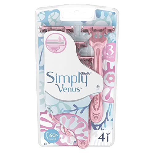Venus - Simply3 Disposable Razors for Women - 4 Pieces