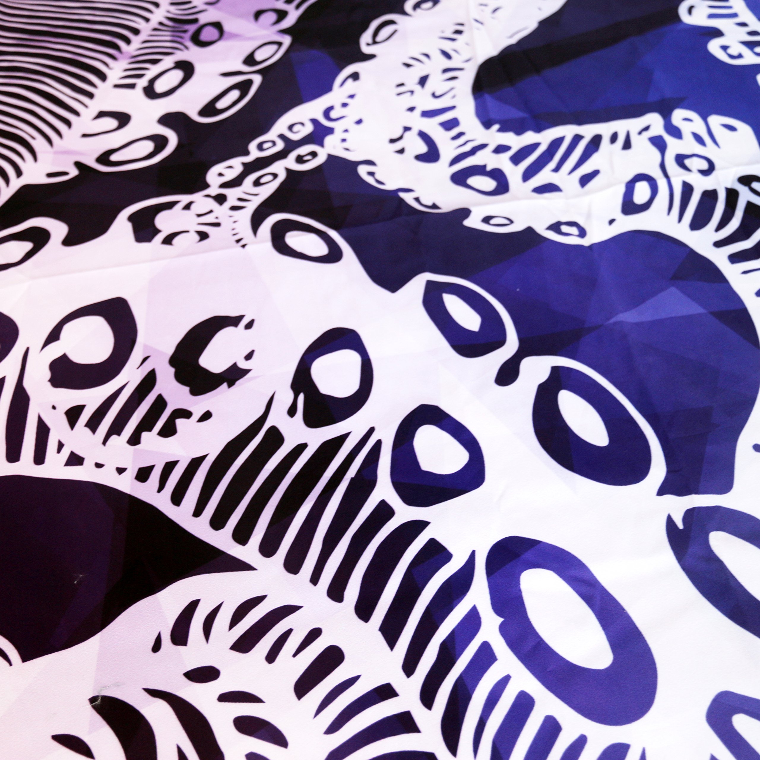 ARIGHTEX Octopus Duvet Cover Geometric Design 3D Octopus Bedding Set Nautical Ocean Blue Bed Linen Duvet Cover Set (Queen)
