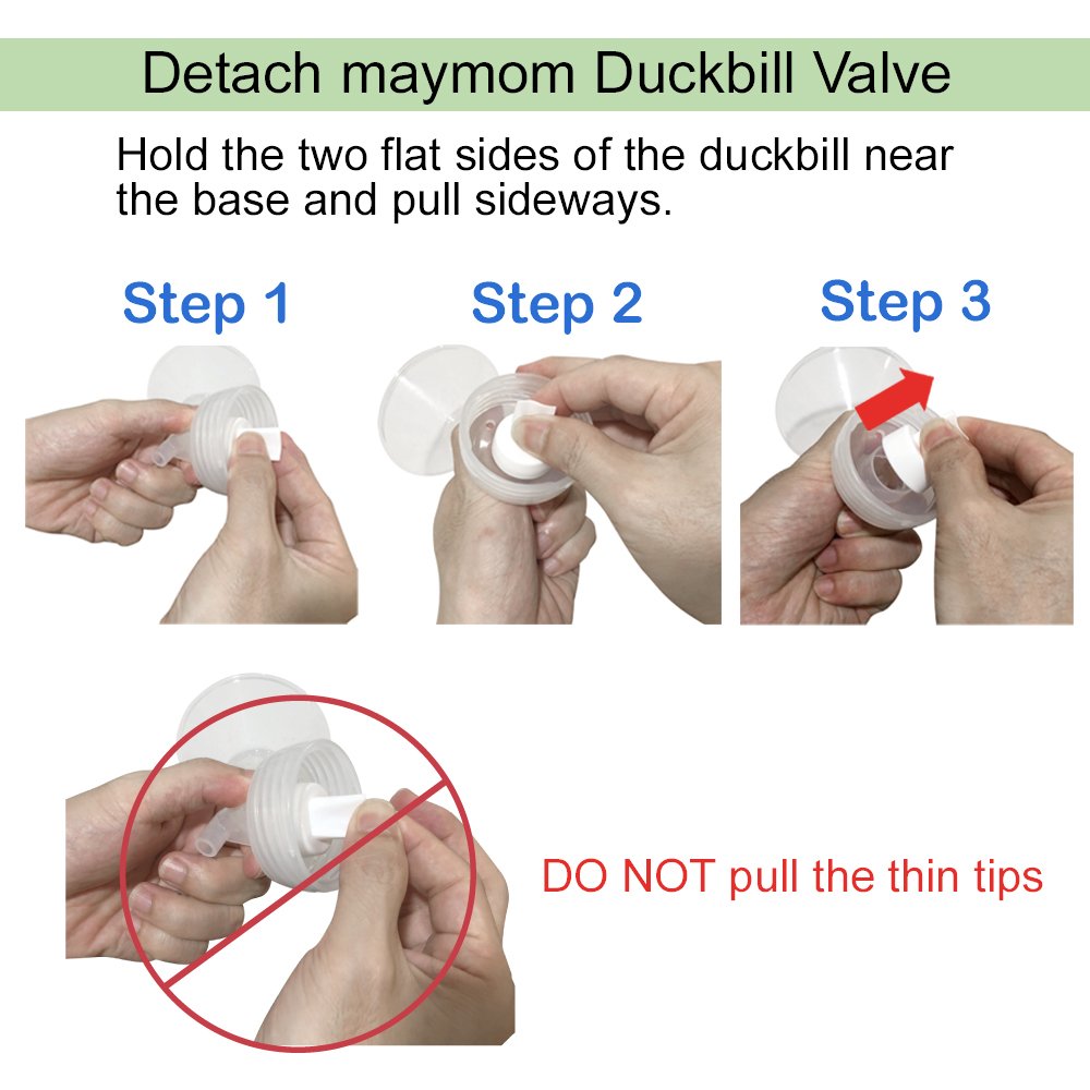 Maymom 6 Count Duckbill Valves Compatible with Spectra S1 Spectra S2 Spectra 9 Plus. Not Original Spectra Pump Parts Replace Spectra Duckbill Valve Not Original Spectra S2 Accessories (White x 6)