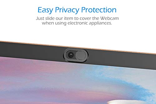 CloudValley Webcam Cover 3-Pack, 2020 Updated Laptop Camera Cover Slide, Horizontal Slide, Webcam Covers for MacBook Pro, MacBook Air, Laptop, iMac, iPad