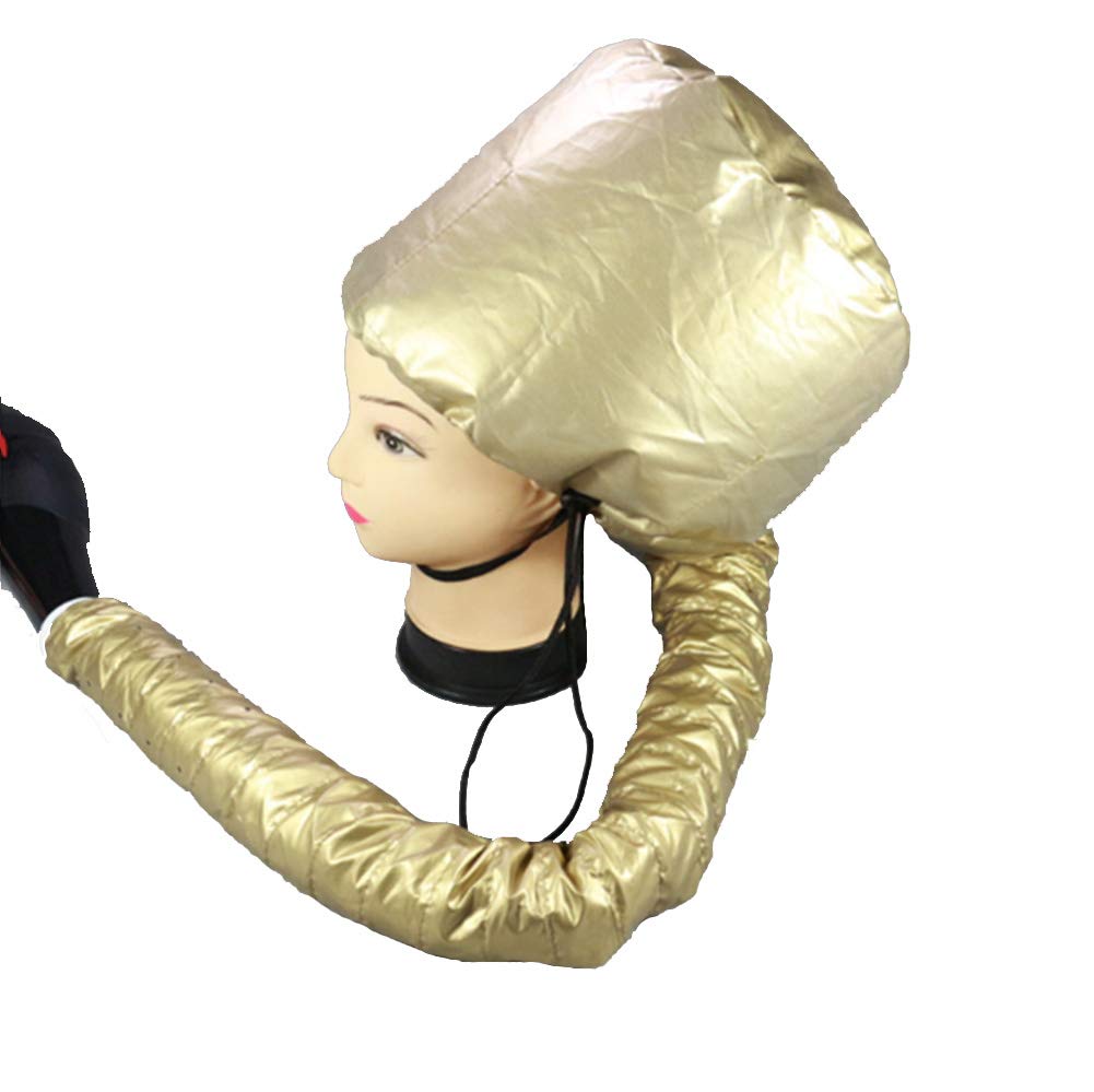 HW Adjustable Soft Hood Hair Dryer Attachment for Handheld Hair Dryer-Travel Size/One Size Fits All