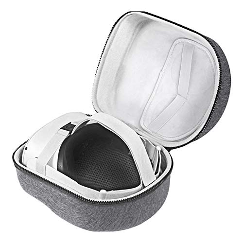 Aicheng Hard Case for Oculus Quest & Quest 2, or Quest VR Gaming Headset Elite Strap and Controllers Accessories Carrying Bag, Travel Case Protective Cover Storage Bag