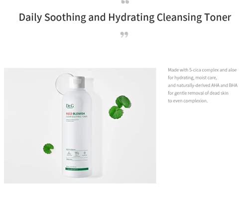 Dr.G R.E.D Blemish Clear Soothing Toner 200mL(6.76 fl.oz.) - Moisturizing Calming Toner That Soothes and Cares Sensitive Skin -