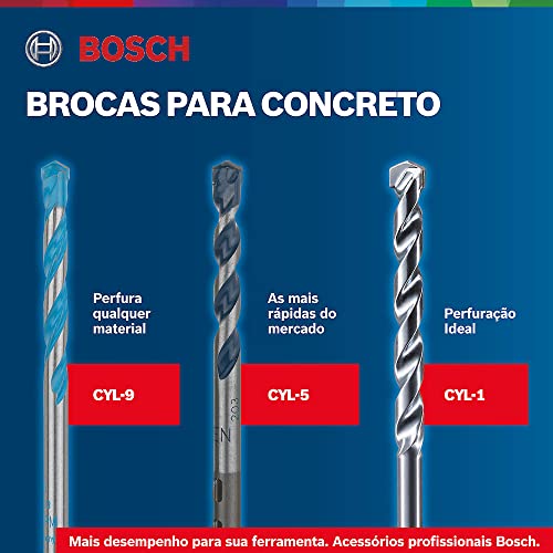 Bosch 2608588136 Concrete Drill "Cyl-5" For Concrete 3mmx50mmx3.54In