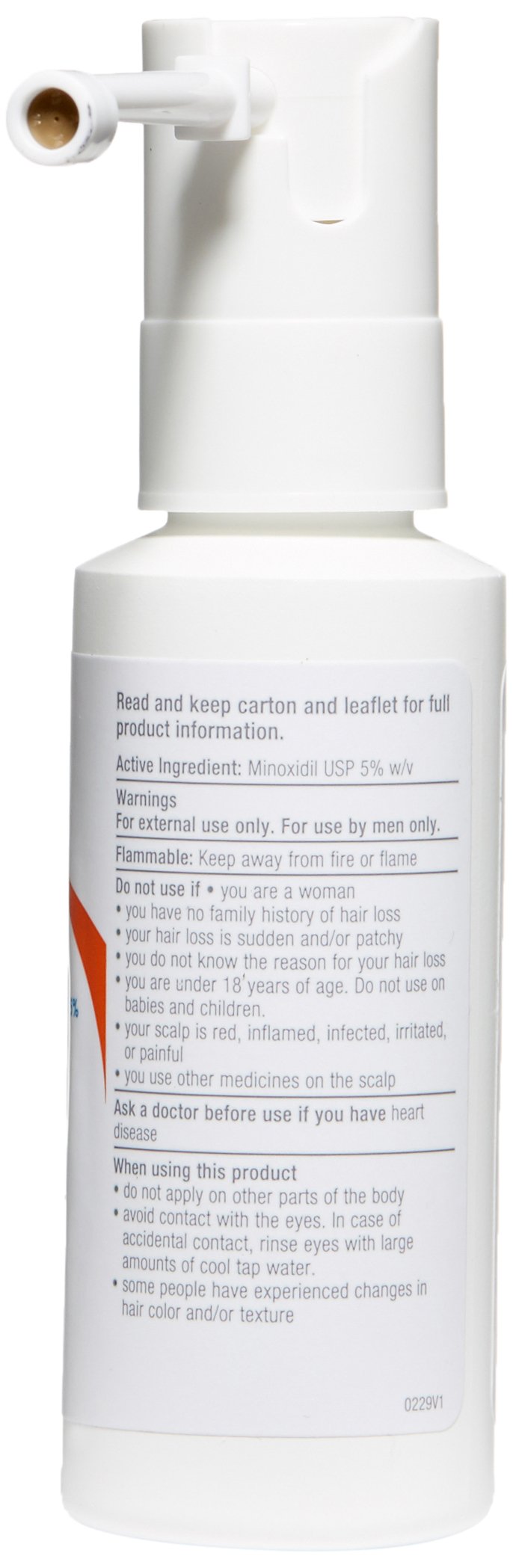 Ducray Alopexy Minoxidil Men's Topical 5 Percent Solution, 2 fl. oz.